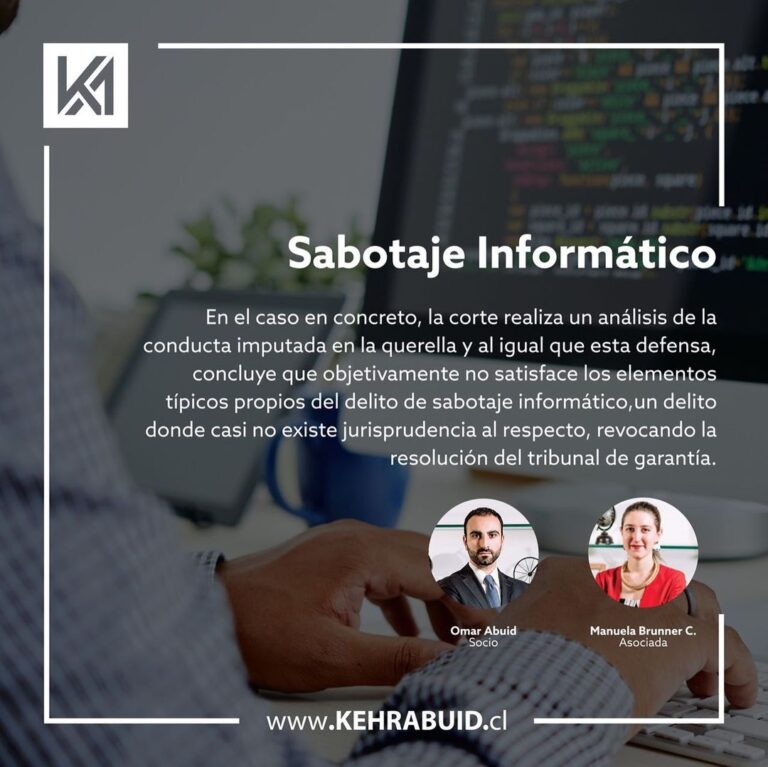 Sabotaje Informático - Kehr Abuid Abogados